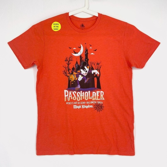 Disney | Shirts | Disney Passholder Large Tshirt Mickeys Halloween ...